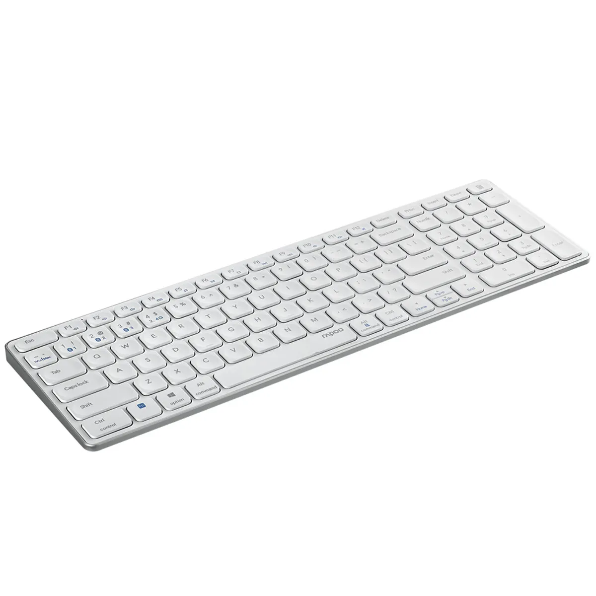 Ergonomisch toetsenbord Rapoo E9350G – stijlvol draadloos wit – Chic Ergo